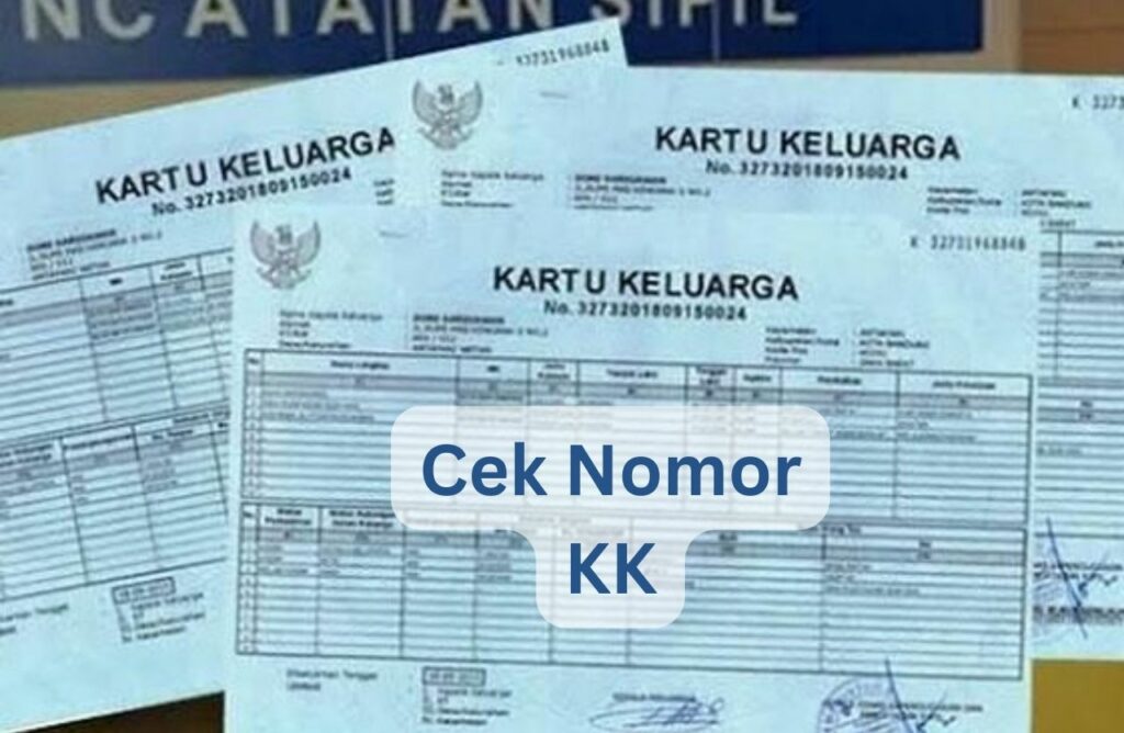 Cara Cek No KK Menggunakan NIK KTP