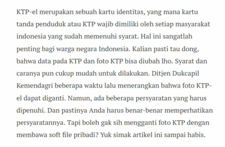 Syarat Dan Cara Merubah Status Perkawinan Di E-KTP