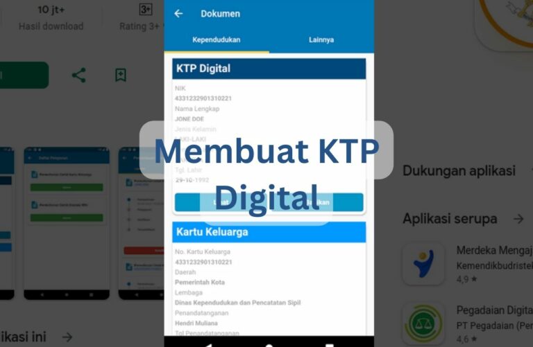 Cara Membuat KTP Digital