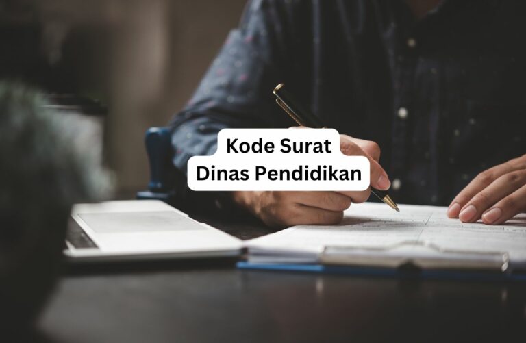 Kode Surat Dinas Pendidikan